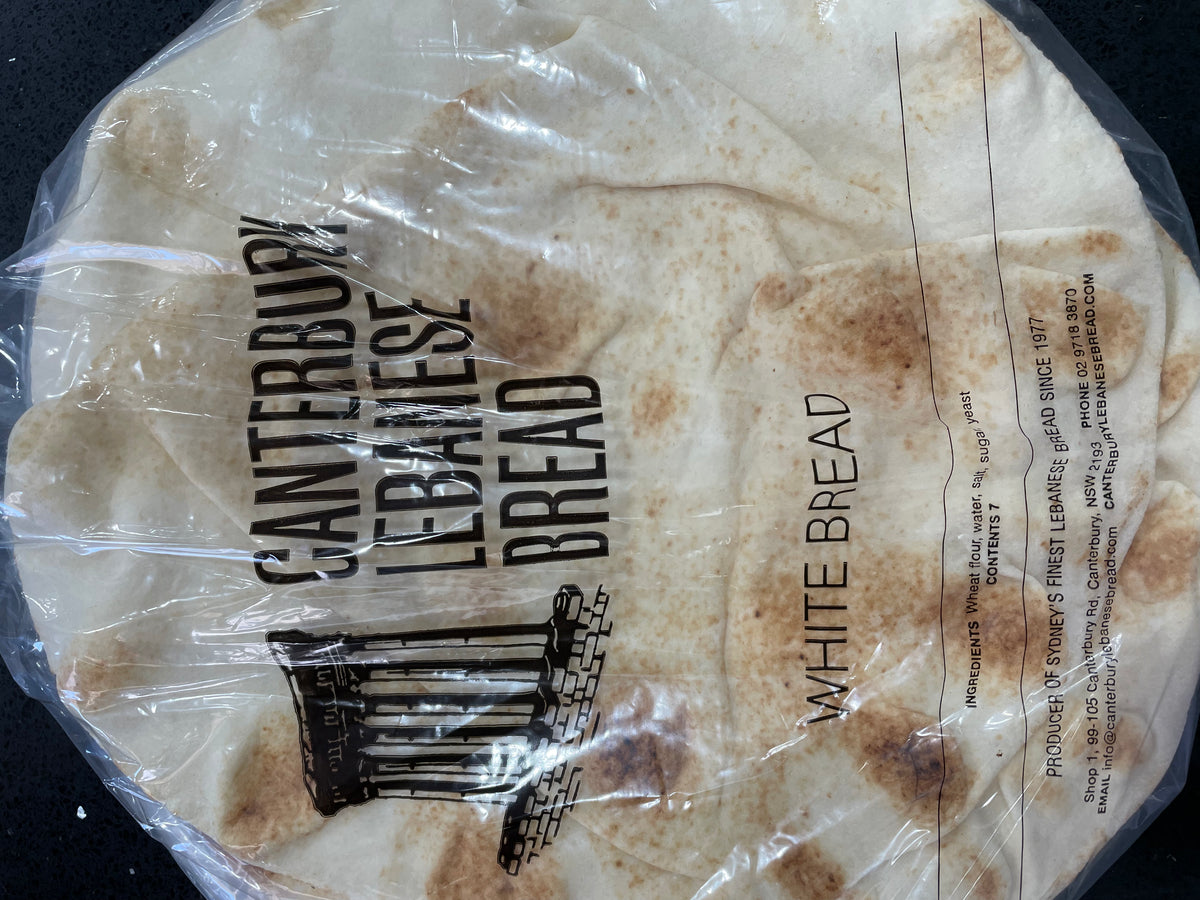Lebanese Bread Canterbury White – Hilltop Fruit
